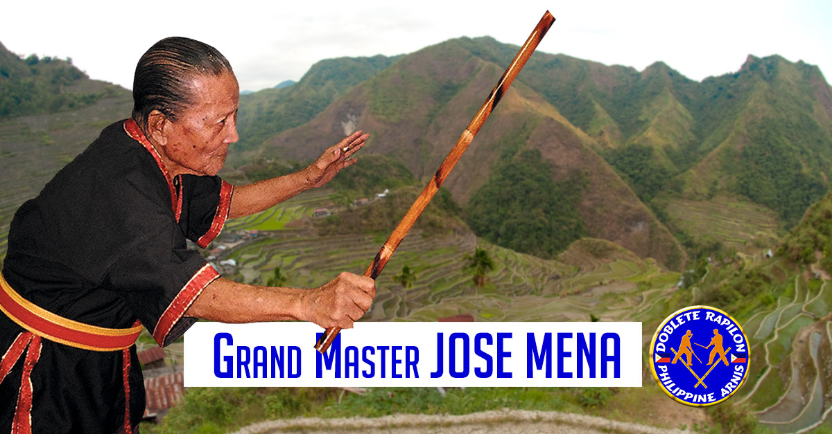 Master José MENA - Arnis Doblete Rapilon